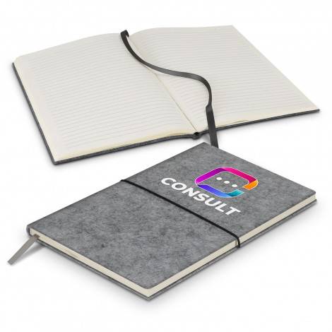 RPET Felt Soft Cover Notebook - Fast Promos